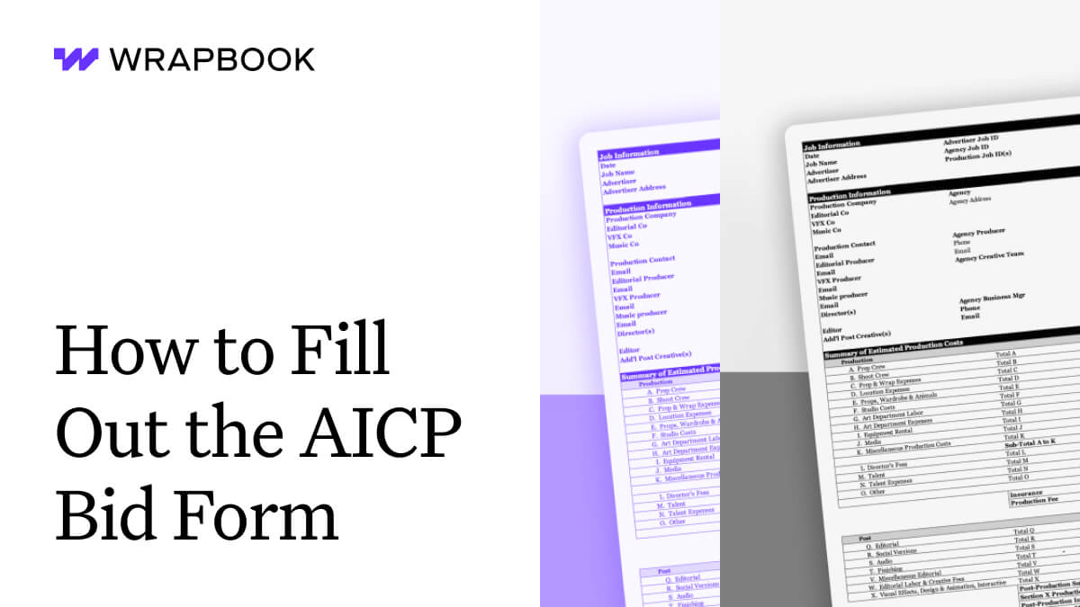 How to Fill Out the AICP Bid Form | Wrapbook